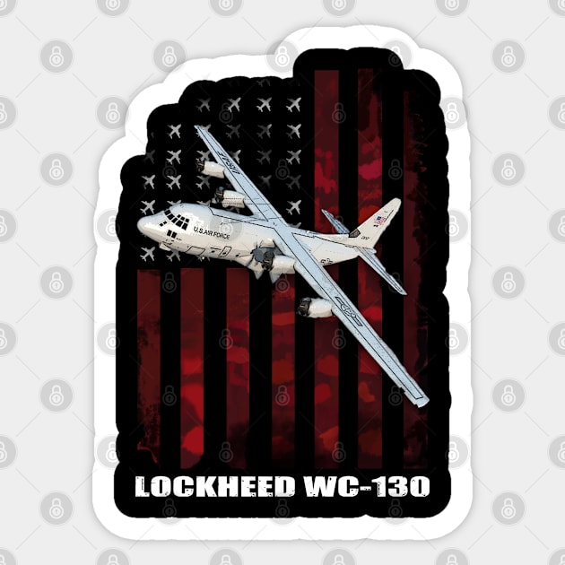 Lockheed wc-130 hercules - Lockheed Wc 130 Hercules - Sticker | TeePublic